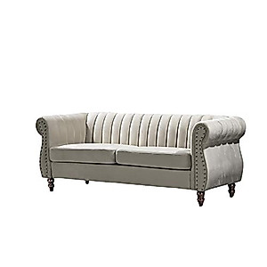 US Pride Furniture S5649-SF Sofas, Cream