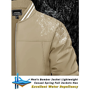 TACVASEN Men's Lightweight Jackets Casual Jackets Mens Casual Mens Windbreaker Jackets Lightweight Mens Spring Jackets Lightweight
