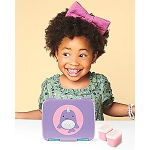 Skip Hop Kids Bento Lunch Box, Ages 3+, Zoo Narwhal