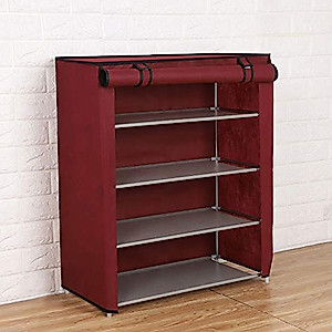 N/A Dustproof Non Woven Fabric Shoes Rack Shoe Shelf Home Storage Bedroom Dormitory Hallway Cabinet Organizer Holderr