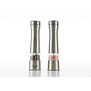 Sharper Image Illuminating Electric Salt and Pepper Mill Set