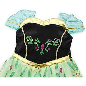 Xinfenglai Green Girls Cosplay Dance Dress Princess Costumes (4-5T)