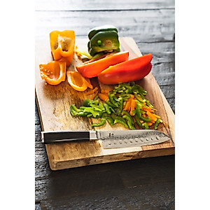 KAN Core 6-inch Santoku (Ebony Handle)