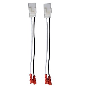 2 Pack 72-6514 Speaker Wire Harness Adapter Plug Compatible with Jeep Wrangler Chrysler Town & Country Speaker Harness Adapter Dodge Dakota Front Rear Door Speaker Wiring Harness Adapter