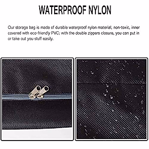 WITERY Large Storage Bag 180L Garden Furniture Cushion With Zip Waterproof Sturdy 600D Oxford Moving Clothes Storage Bags Organizer Bags For Bedding, Duvets, Pillows, Clothes Moving Home