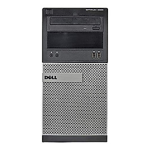 Dell OptiPlex 3020-Tower, Core i5-4570 3.2GHz, 8GB RAM, 256GB Solid State Drive, DVDRW, Windows 10 Pro 64bit (Renewed)
