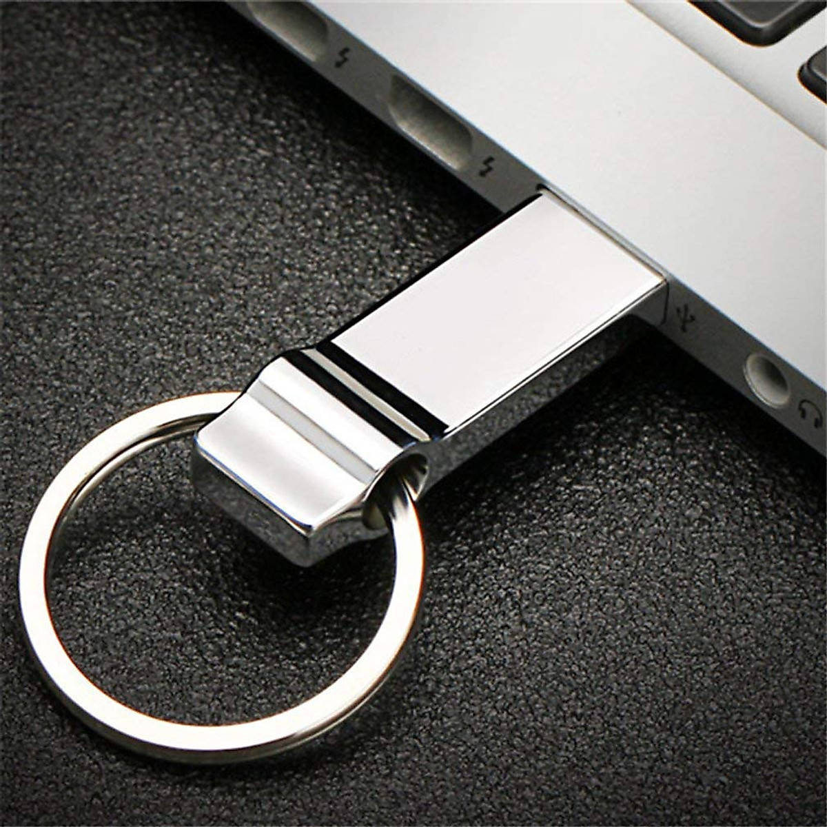 USB Flash Drive High-Speed Data Storage Thumb Stick Store Movies Picture U Disk for PC Phone Tablet Computer (Silver 4GB)