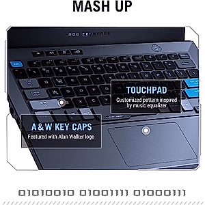 ASUS ROG Zephyrus G14 Alan Walker Special Edition Gaming Laptop 14" WQHD 120Hz IPS AMD 8-Core Ryzen 9 5900HS (Beat i7-10370H) 16GB RAM 2TB SSD GeForce RTX 3050 Ti 4GB Backlit USB-C Win10 + HDMI Cable