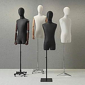 Mannequin Display Stand Male Mannequin Tailor Tailor Shop Window Display Mannequin Torso Clothing Tailor's Dummy