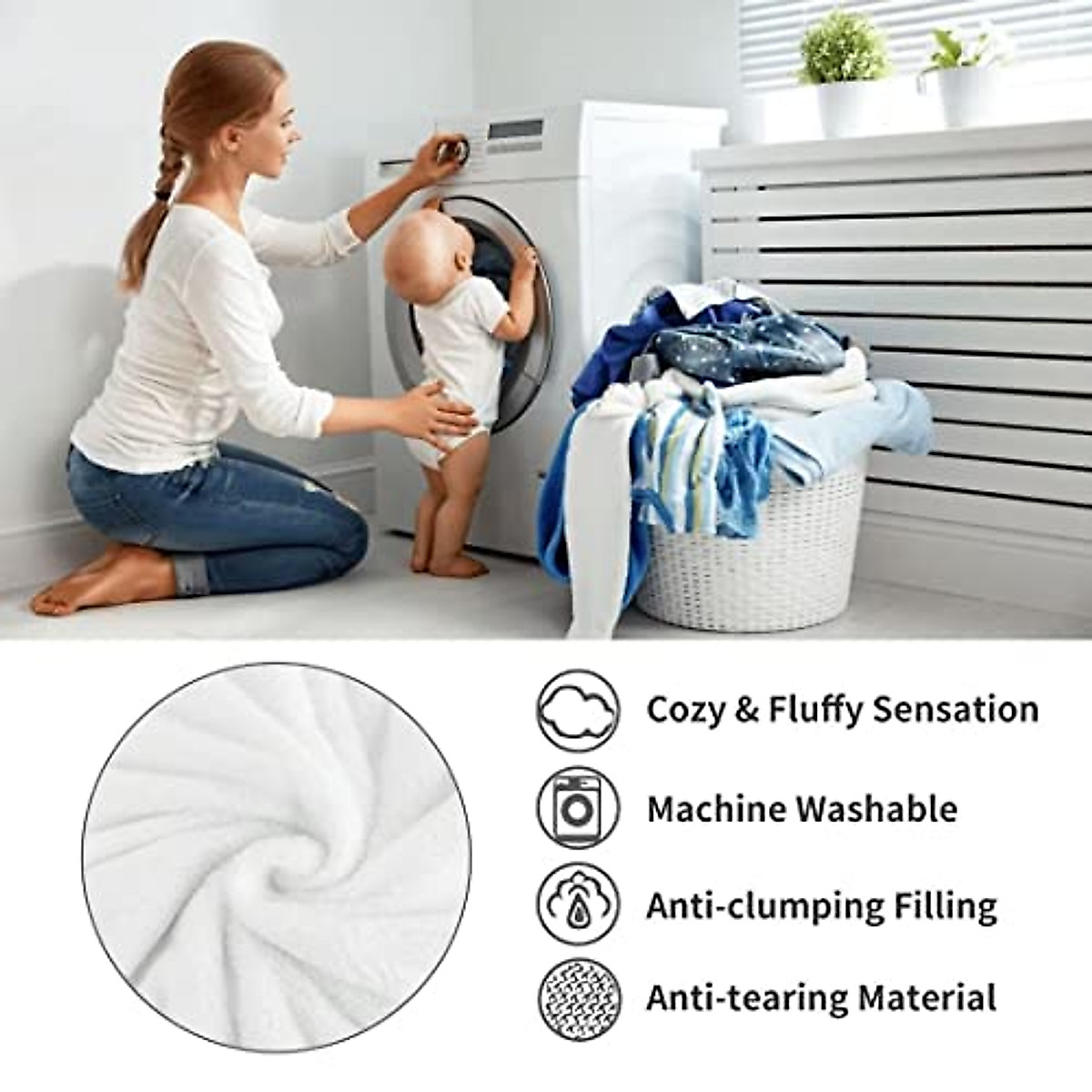 Fleece Blanket Throw All Season Lightweight Throw Blankets for Office Company Home Couch Bed Sofa 3-60"x50"