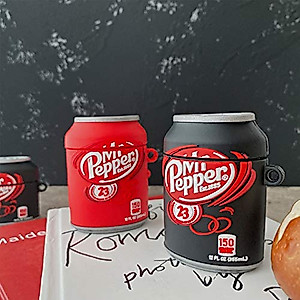 Oqplog for Airpod 2/1 for AirPods Case 3D Cute Fun Cartoon Fashion Funny Character Air Pods 2&1 Cover Design for Girls Women Teen Boys Kids Unique Kawaii Trendy Food Soft Silicone Cases – Pepper Red