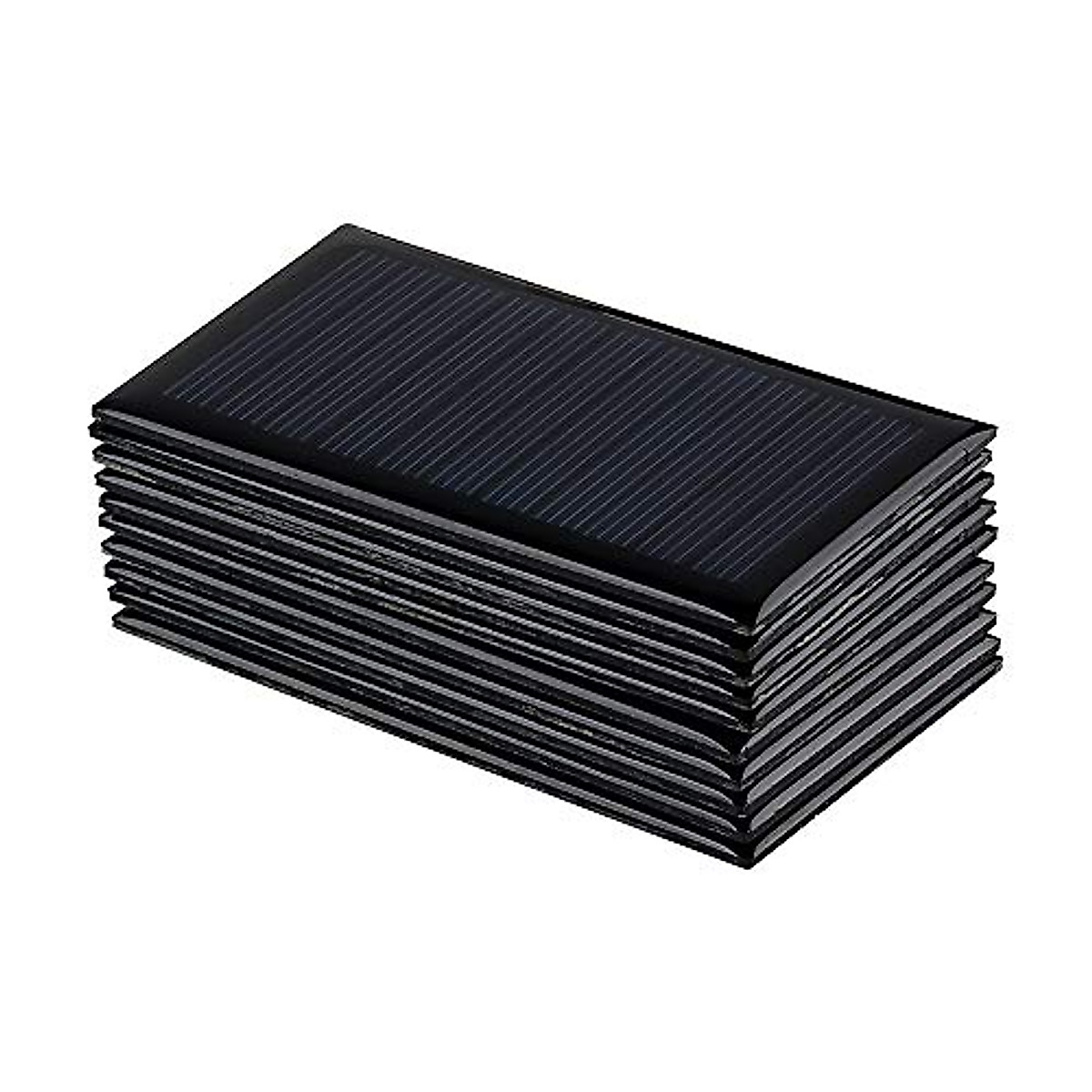 SUNYIMA 10Pcs (6V 50mA 3.14"x1.77") Mini Solar Panels for Solar Power Mini Solar Cells DIY Electric Toy Materials Photovoltaic Cells Solar DIY System Kits Without Copper Wire