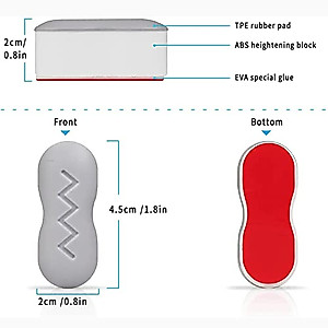 Bidet Toilet Seat Bumpers With Strong Buffer and Adhesive Function For Bidet Attachment (4 pieces)
