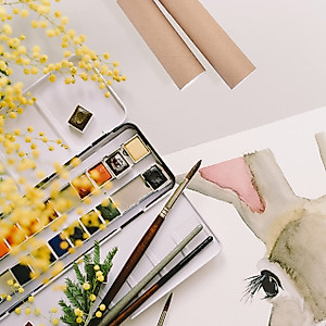 MagicWater Supply Mailing Tube - 2 in x 6 in - Kraft - 12 Pack - for Shipping and Storage of Posters, Arts, Crafts, and Documents