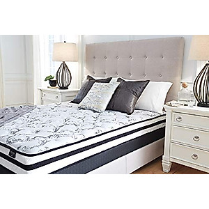 Signature Design by Ashley Chime 8 Inch Firm Hybrid Mattress, CertiPUR-US Certified Foam, Queen