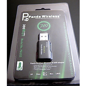 Panda 300Mbps Wireless N USB Adapter - Windows Vista/7/8/8.1/10, Mint, Ubuntu, Fedora, openSUSE, Centos, Lubuntu, Zorin, Kali Linux and Raspbian Wheezy