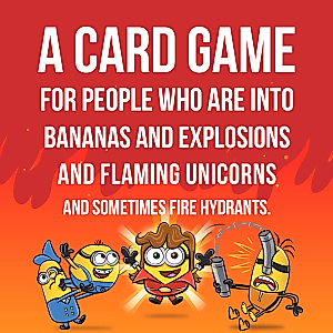 Exploding Minions by Exploding Kittens - A Russian Roulette Card Game, Easy Family-Friendly Party Games - for Kids, Teens & Adults - 2-5 Players