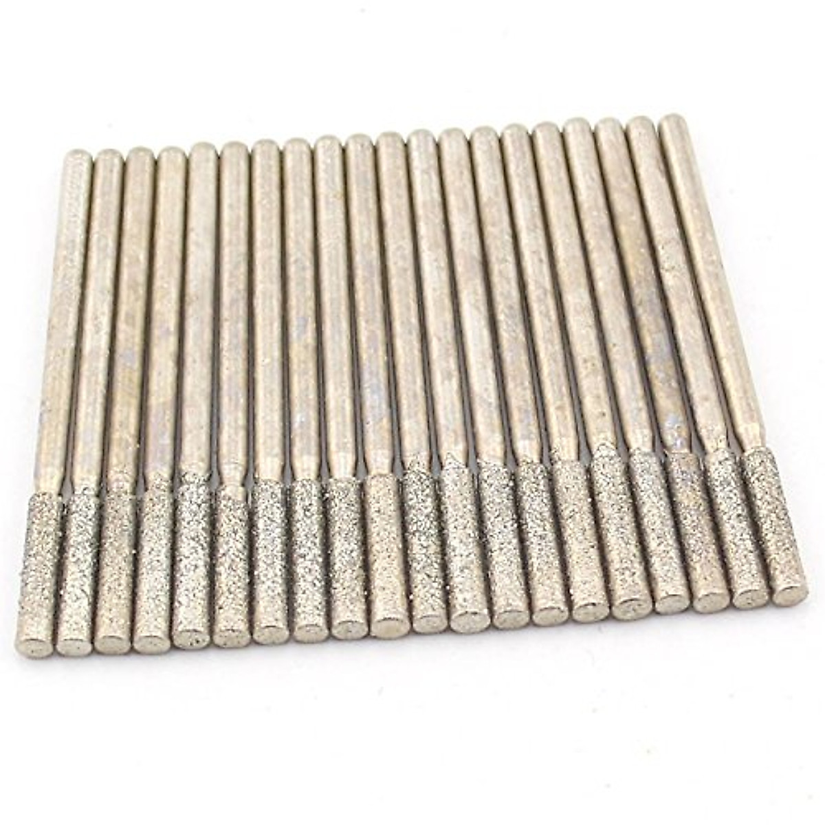 ILOVETOOL 2.5mm Diamond Drill Bits Tools for Jewelry Making Gem Stone Pack of 20Pcs