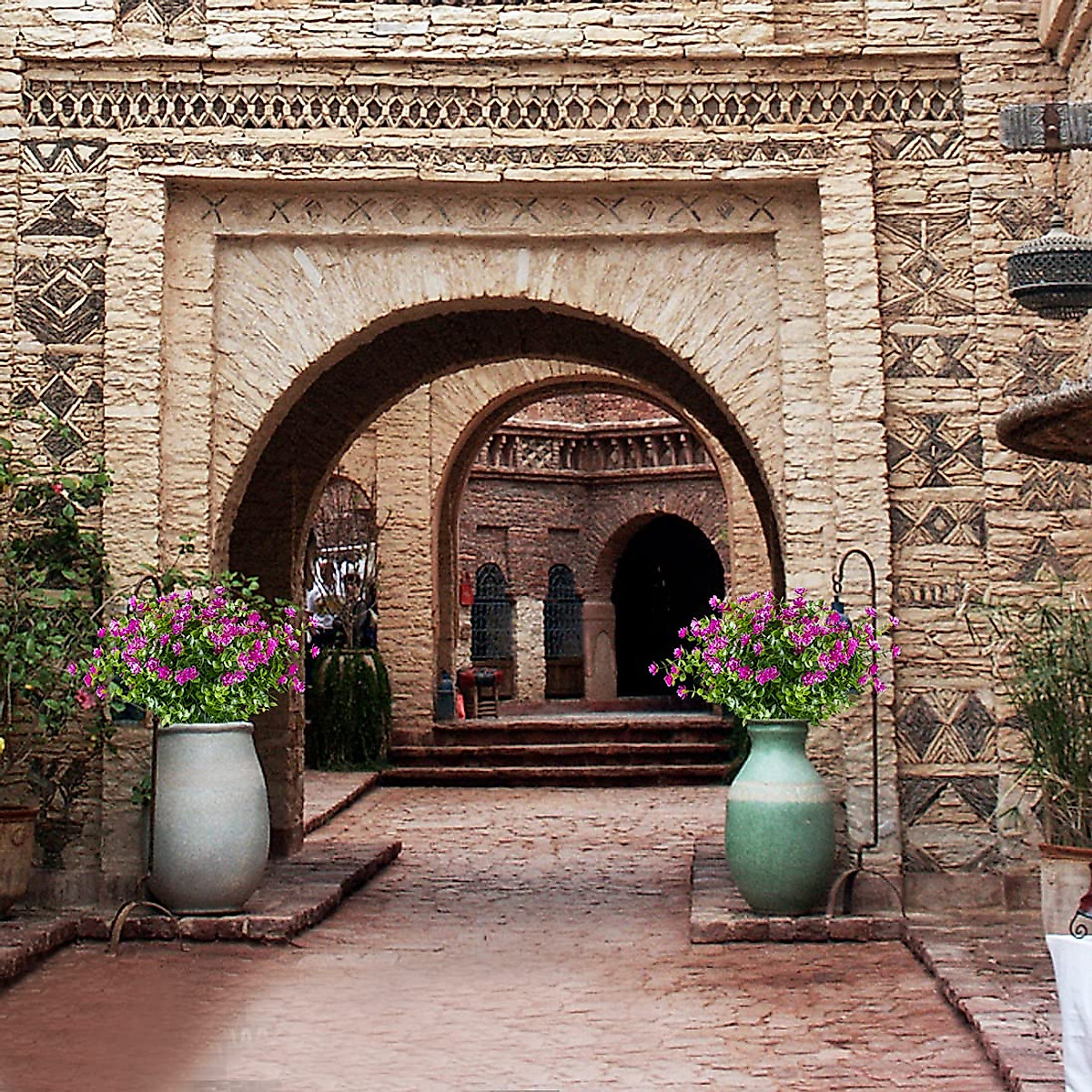 URSTOUD 6PCS Artificial Eucalyptus Flowers, Fake Artificial Greenery UV Resistant No Fade Faux Plastic Plants for Wedding Bridle Bouquet Indoor Outdoor Home Garden Kitchen Office Table Vase(Fuchsia)