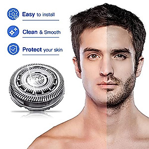 SH90 Replacement Heads for Philips Norelco Shavers Series 9000, Upgrade SH90/72 replacement Heads (3 count)