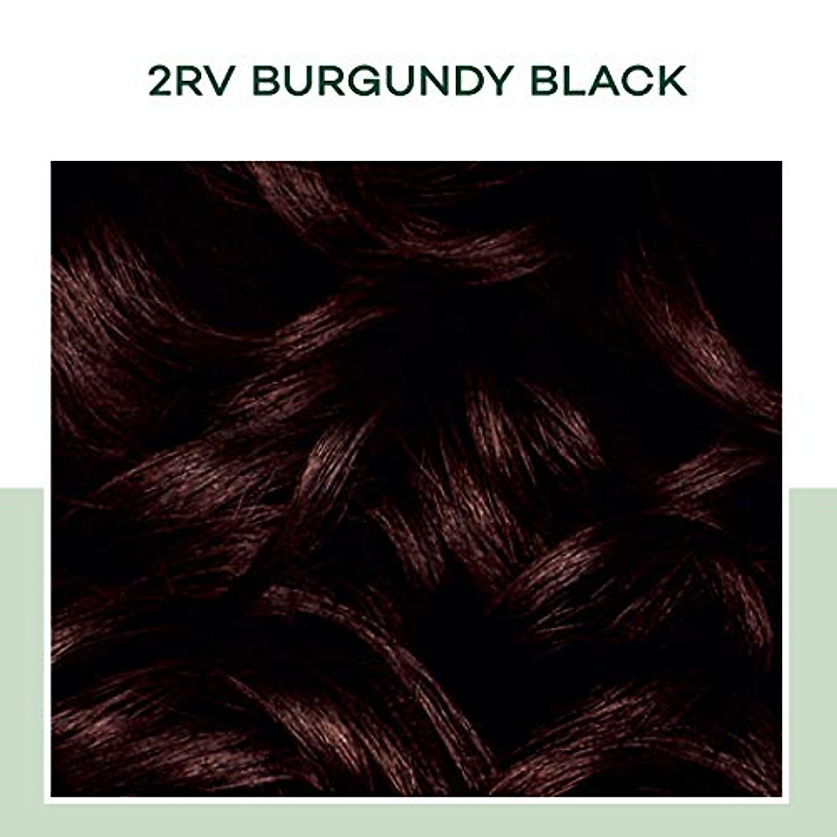 Clairol Natural Instincts Demi-Permanent Hair Dye, 2RV Burgundy Black Hair Color, Pack of 3