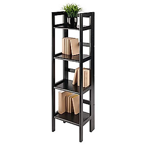 Winsome Wood Terry Shelving, Black
