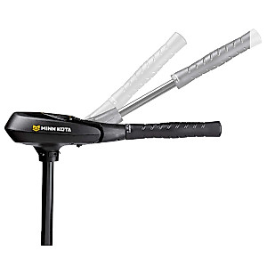 Minn Kota 1355963 Edge Freshwater Hand-Steer Bow-Mount Trolling Motor with Hand Control and Latch & Door Bracket, 55 lbs Thrust, 52" Shaft