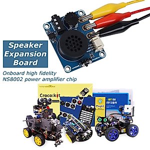 Speaker Module Expansion Board,Speaker Module Expansion Board for Micro: bit NS8002 Chip Compatible for 3.3V/5V Arduino Boards,Supports for Arduino Development Board