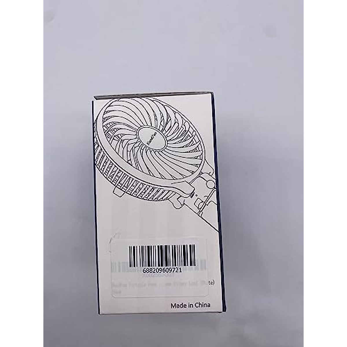 HandFan Portable Handheld Fan, Mini Personal Fan, Battery Operated Cooling Rechargeable Fan, 180° Foldable Small Hand Fan, USB Powered, for Home, Office, Outdoor, Hiking, Travel, Stroller