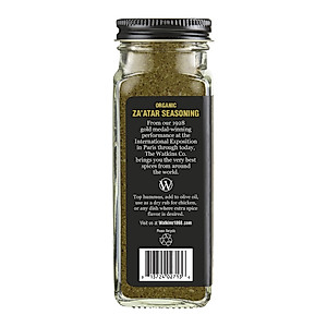 Watkins Organic Za'atar Seasoning, Spice Mix, 2.6 oz., 1 Count