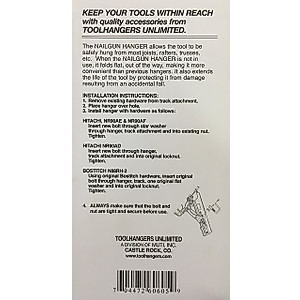 Toolhangers Unlimited Original Nail Gun Hanger (Blue #60605x)