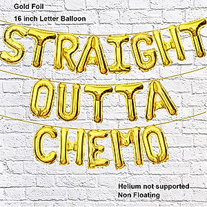 Tihuprly Cancer Party Decorations Included Foil Letter Balloon + 10 Confetti Balloons + 10 Latex Balloons - Cancer Free Party Décor Theme Banner