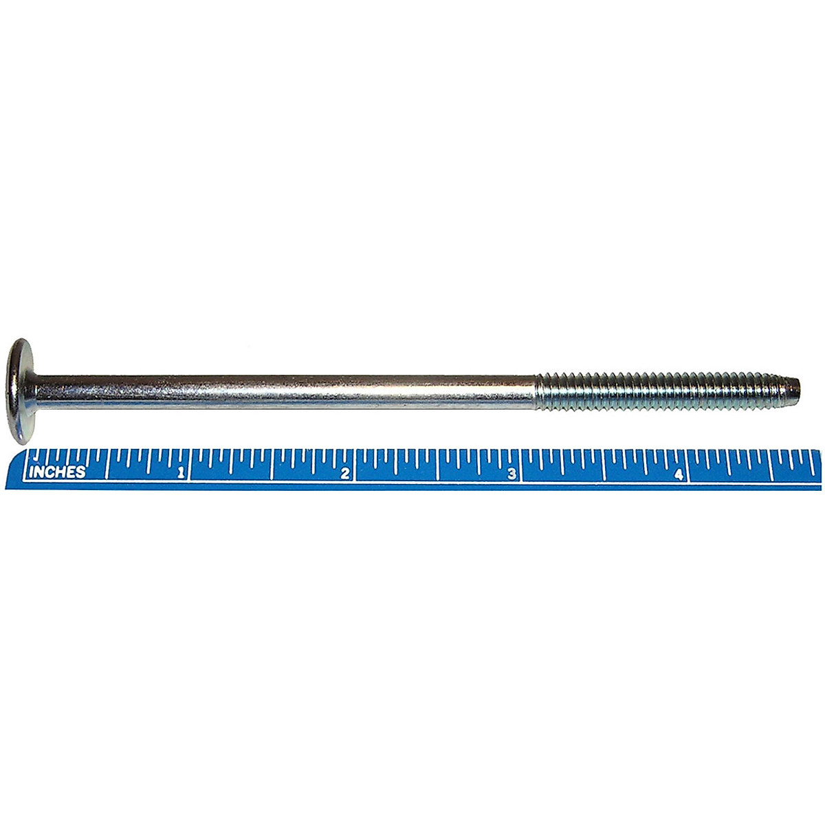 1/4" - 20 TPI x 120mm (4.72" ≈ 4-23/32") Hex Drive Button Head Furniture Bolts Dull Finish (4 Pack)