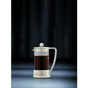 Bodum CD white Cafetière Brazil French Press 8 cup-1l, 8 Cups