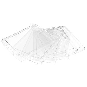 Storex Lids for Storex 4 Gallon Small Storage Bin, Translucent, 6-Pack (61405U06C)