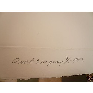 ADJA YUNKERS "ONE NO.2 IN GREY" SIGNED & # ETCH