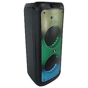 Rockville BASS Party 10 Dual 10" Portable Battery LED Party Bluetooth Speaker