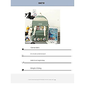 Kawaii Backpack Casual Bags Cute Aesthetic Backpacks with badge and pendant, shoulder bag, pencil case, handbag (Pink)