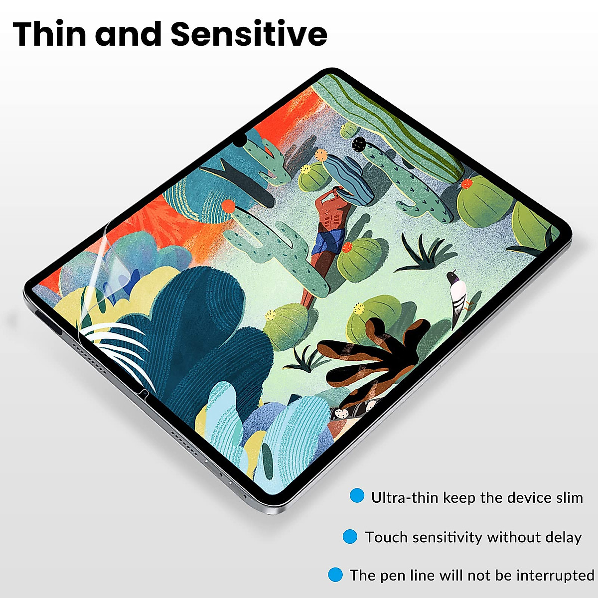 XIRON [2 PACK] Paper Screen Protector for iPad mini 7 (A17 Pro)/ iPad Mini 6 (2021, 8.3 inch), Matte PET Film for iPad Mini 6th Generation, Write and Draw Like on Paper, Anti-Glare Screen Protector