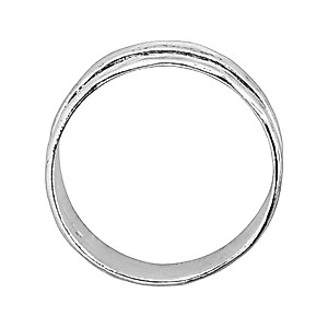 Silpada 'Double Spaced' Two Bar Ring in Sterling Silver, Size 12, Size 12