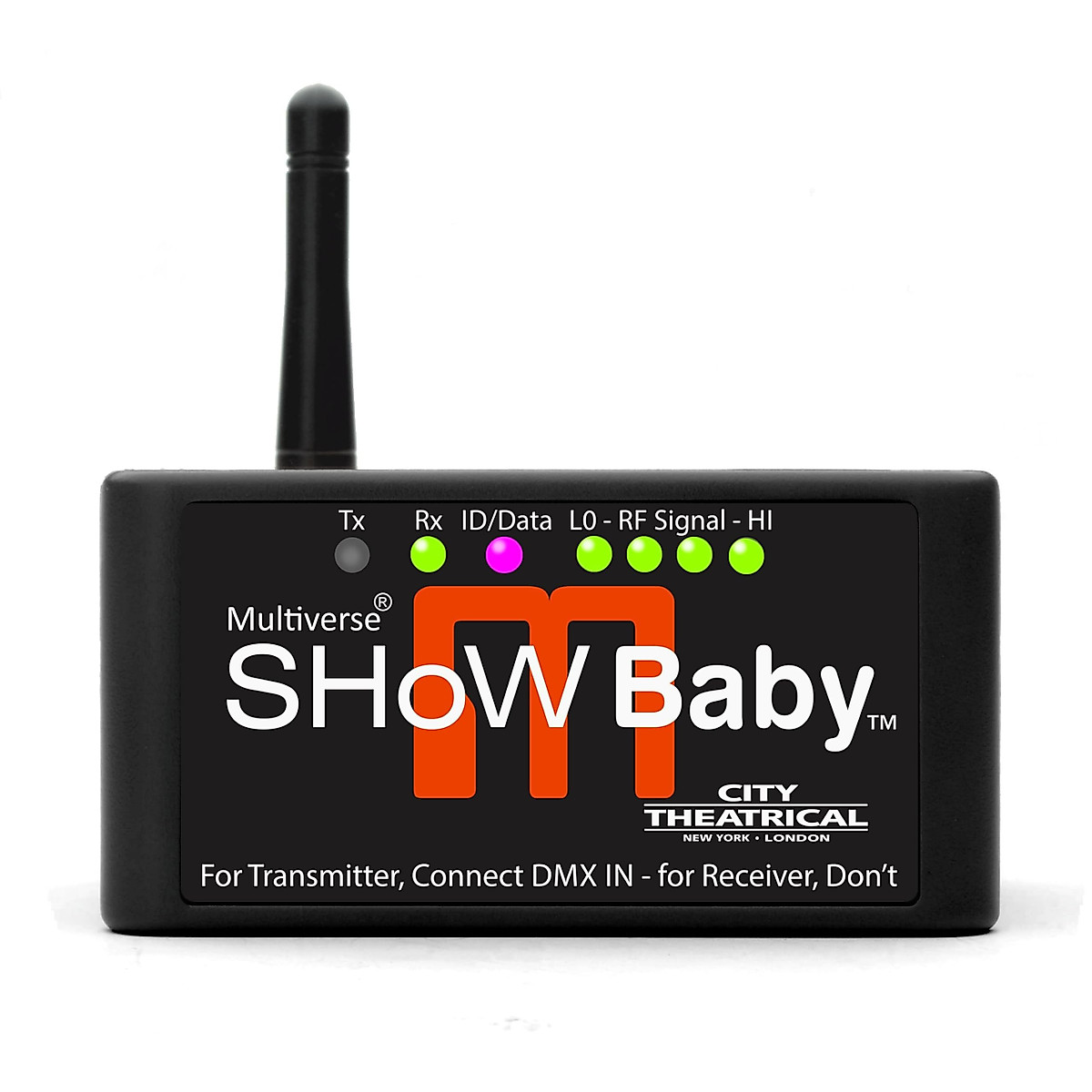 City Theatrical Multiverse SHoW Baby Wireless DMX Transceiver SHOW-BABY-M