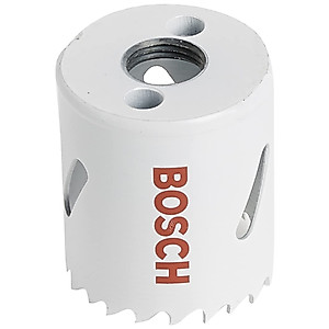 BOSCH HB163 1-5/8 In. Bi-Metal Hole Saw , White