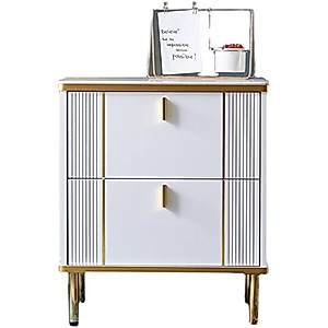 HIGOH Bedside Table Bedside Table Bedroom Furniture Bedside Table Living Room Corner Cabinet Simple Modern Storage Cabinet