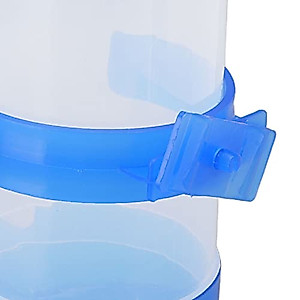 Pssopp Automatic Bird Feeder Bird Water Dispenser Clear Bird Food Seed Dispenser Container Hanging Cage Feeder Dispenser