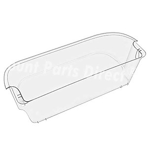 240356402 Clear Refrigerator Door Bin Side Shelf For Electrolux and Frigidaire, Upper Slot Replacement Shelf, Gallon Size - Replaces AP2549958, 240430312, 240356416, 240356407, and more