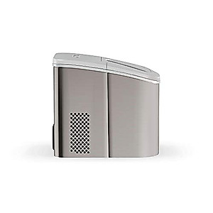 Frigidaire Countertop Ice Maker, Compact Machine, 26 lbs per day, Stainless