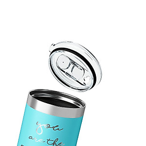 Cuptify You are the Rachel to my Monica Skinny Tumbler with Lid Laser Engraved on Lite Blue 22 oz Vacuum Insulated Birthday Gift for Women, Best Friend, Sister