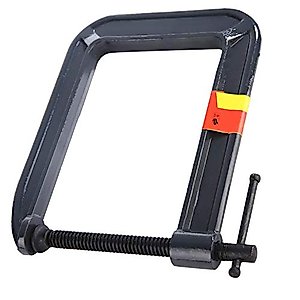 C-Clamp, Heavy Duty Deep Throat U-Clamp Woodworking Carpentry Device for Clamping(100,185mm)