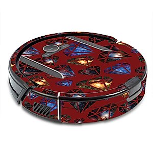 MightySkins Skin Compatible with Shark Ion Robot R85 Vacuum - Diamond Galaxy | Protective, Durable, and Unique Vinyl Decal wrap cover | Easy to Apply, Remove, and Change Styles | Made in The USA