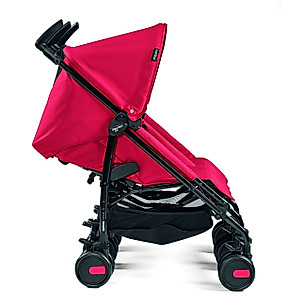 Peg Perego Pliko Mini Twin Baby Stroller, Mod Red